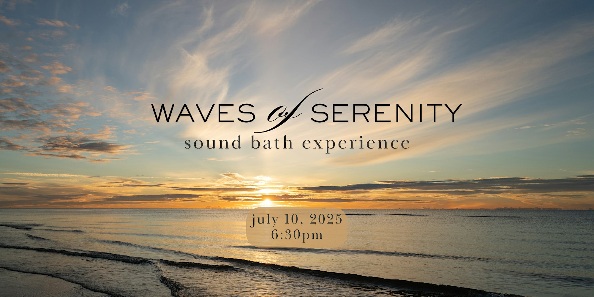 Waves of Serenity Sound Bath Experience - Unity Sachse